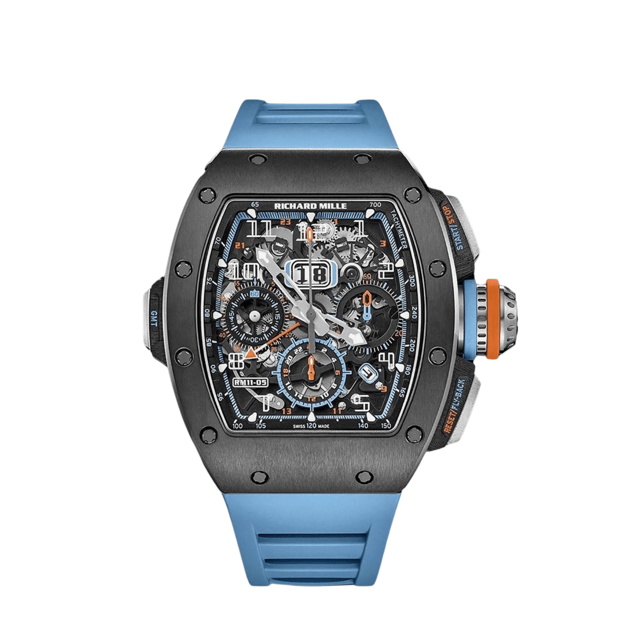 Richard Mille RM 11-05 Automatic Flyback Chronograph GMT Limited Editi ...